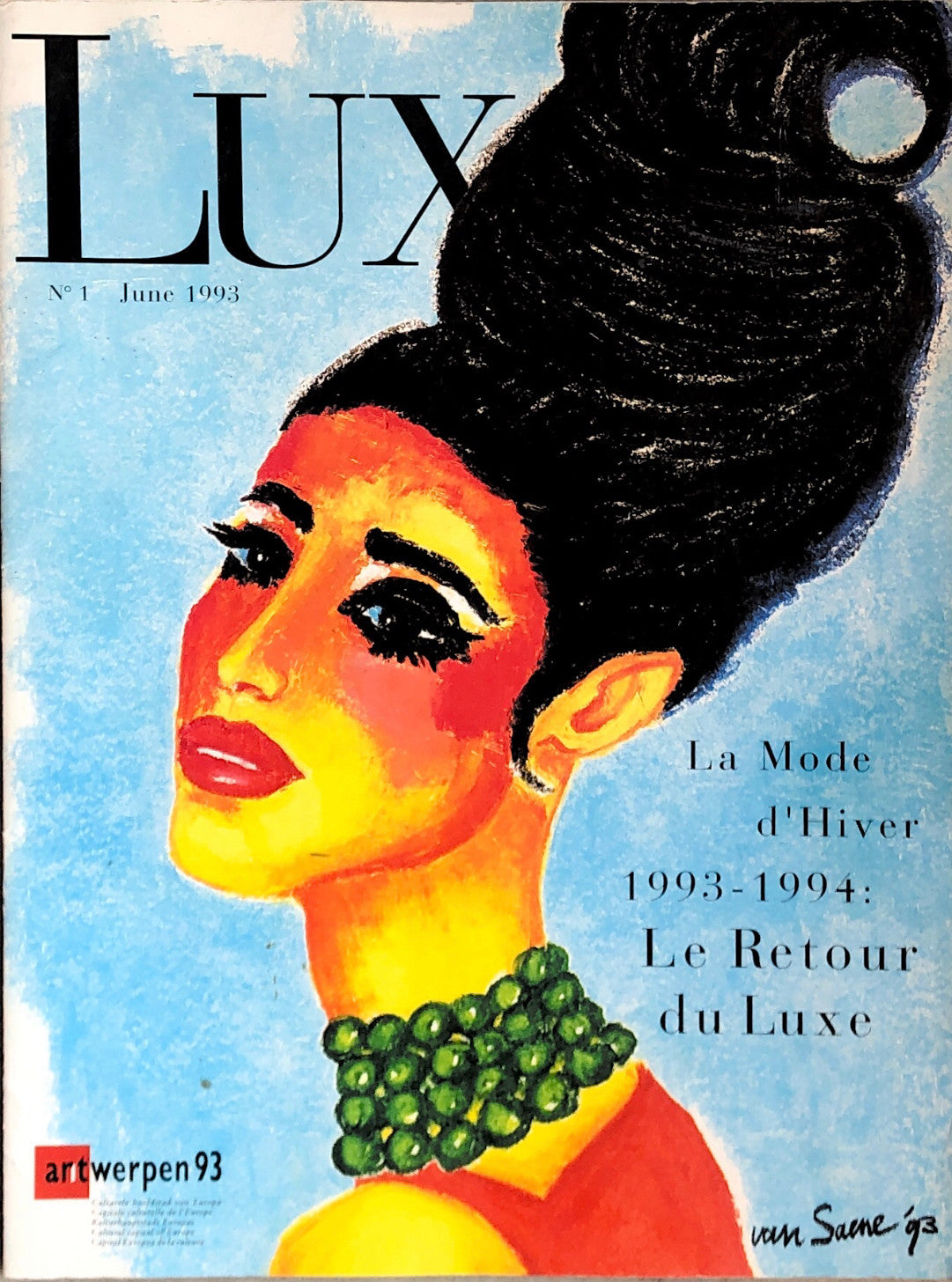 LUX N°1 June 1993 by Dirk van Saene – Stof